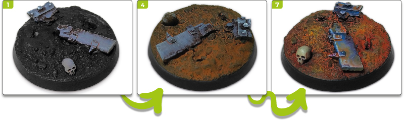 Painting desert of death bases - Easy tutorial